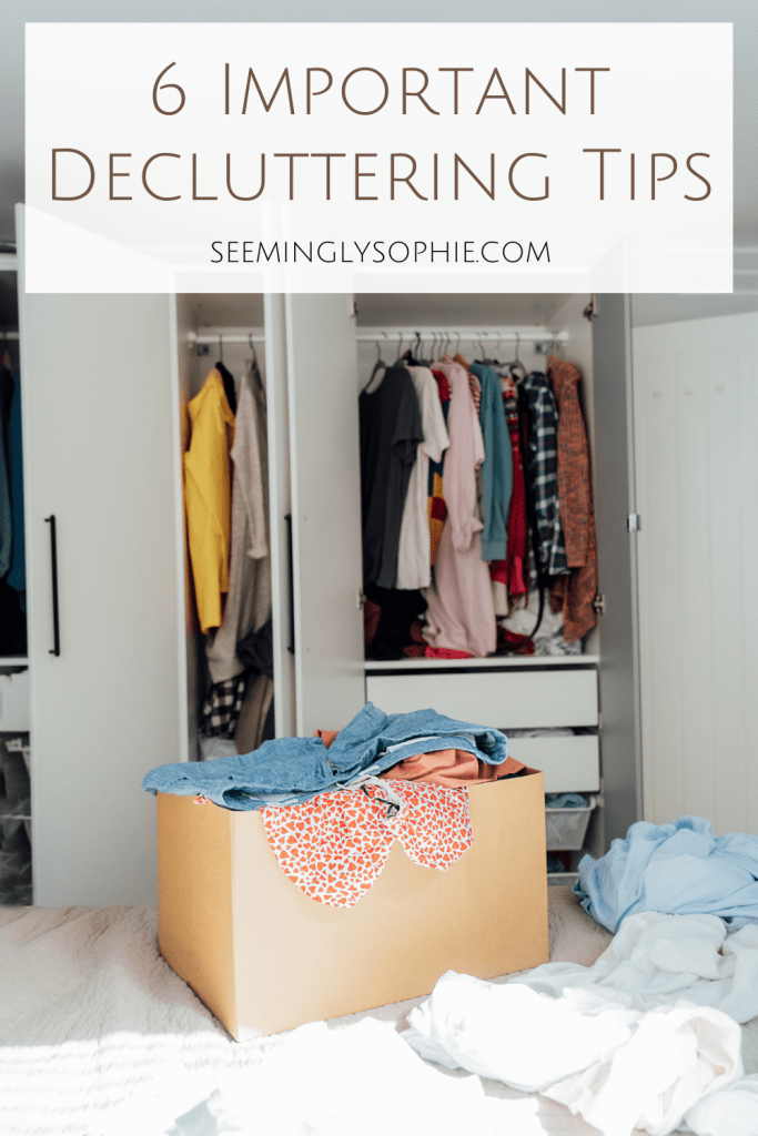 6 Important Tips for Decluttering Your Home – Seemingly Sophie