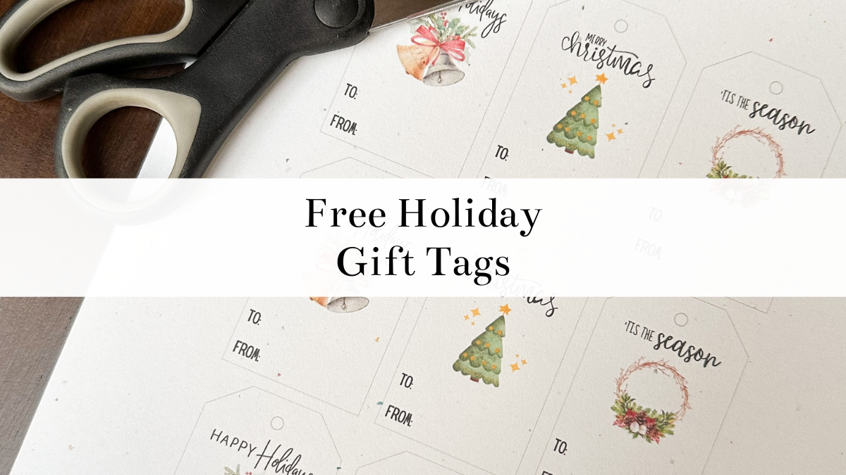 Free Printable Gift Tags for the Holidays – Seemingly Sophie